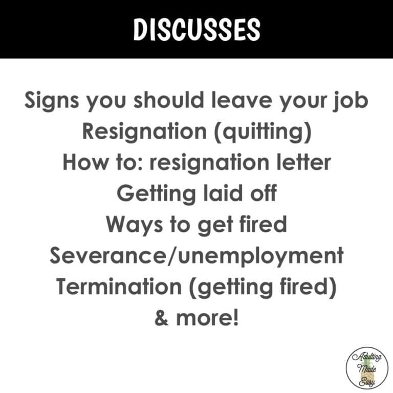 Unit 12 Leaving The Workplace - Digital Interactive Lecture