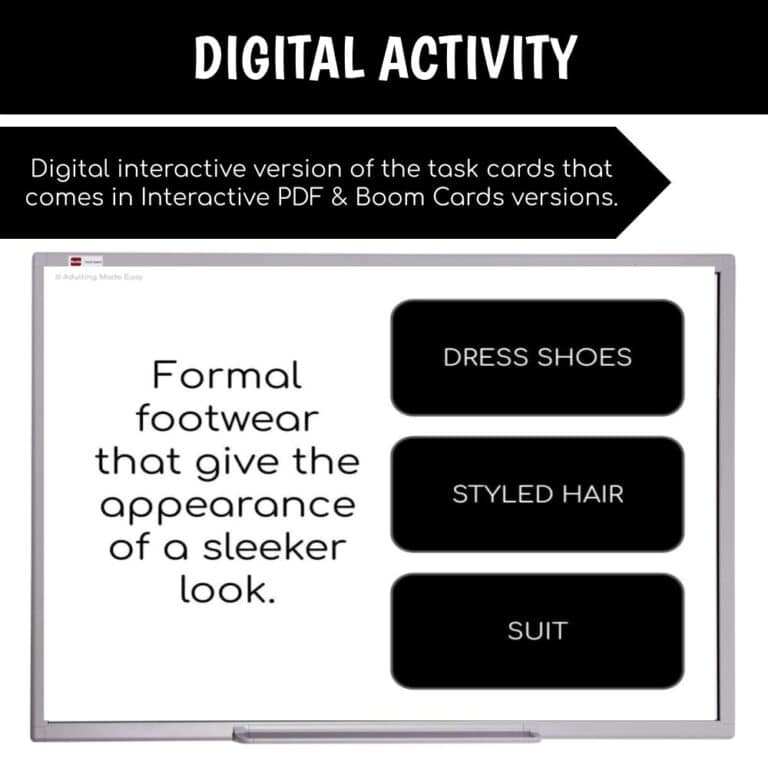 Unit 1 Looking Professional - Vocabulary Pack