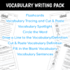 Unit 3 Resume - Vocabulary Pack