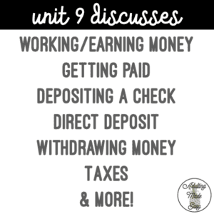 Unit 9 Getting Paid & Taxes - Social Narrative