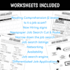 Unit 4 Job Search - Functional Worksheets