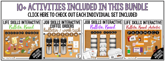 Interactive Bulletin Board Work Task Bundle