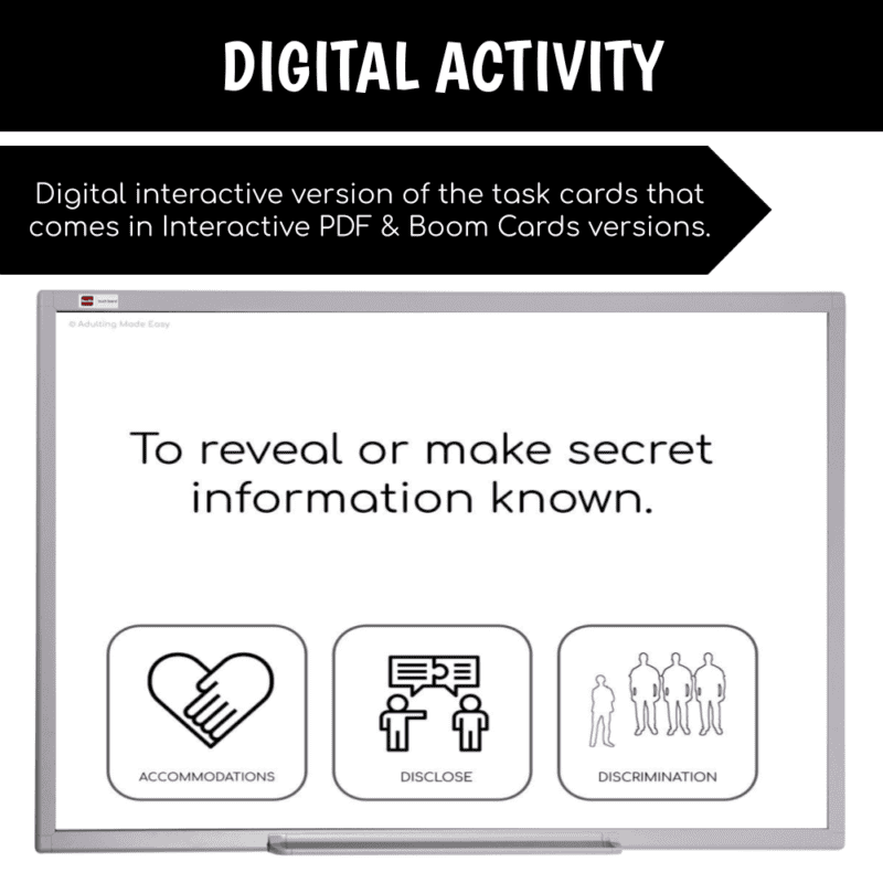 Vocation Unit 6 Bundle - Workplace Accommodations