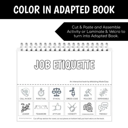 Unit 7 Job Etiquette - Vocabulary Pack