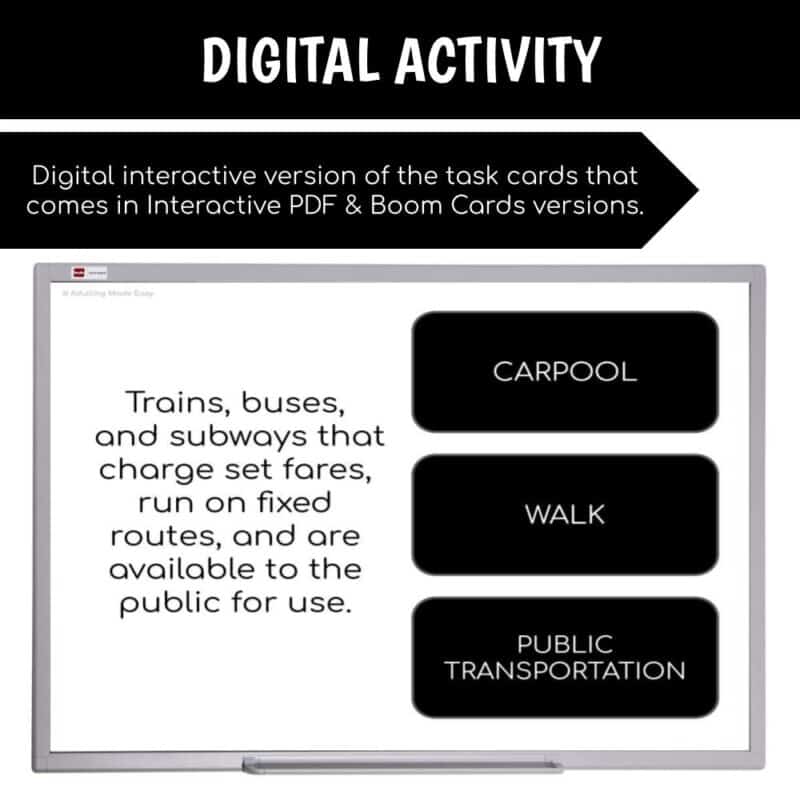 Vocation Unit 8 Bundle - Getting To Work