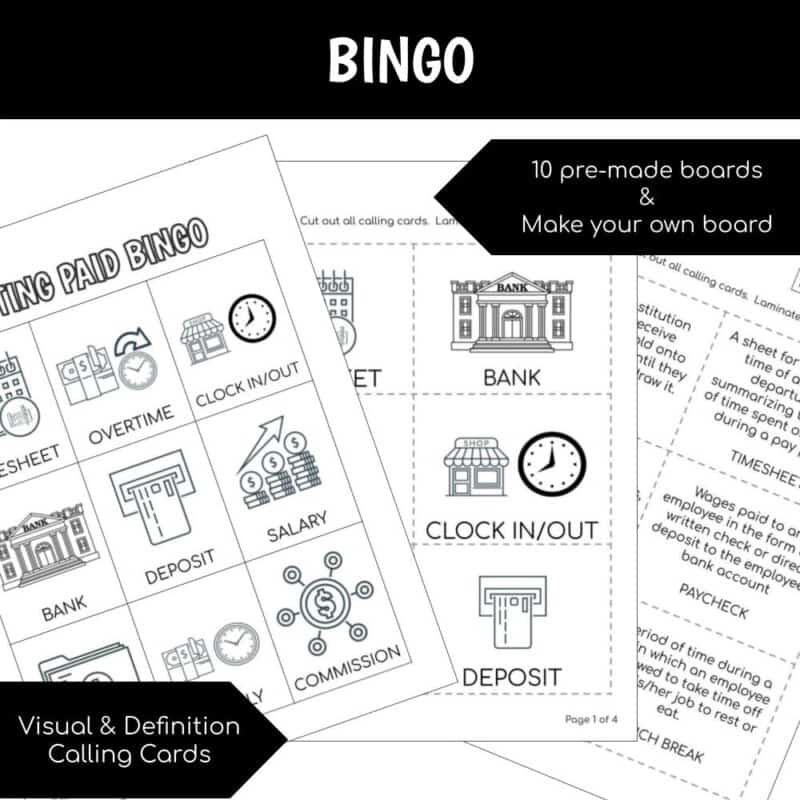 Vocation Unit 9 Bundle - Getting Paid