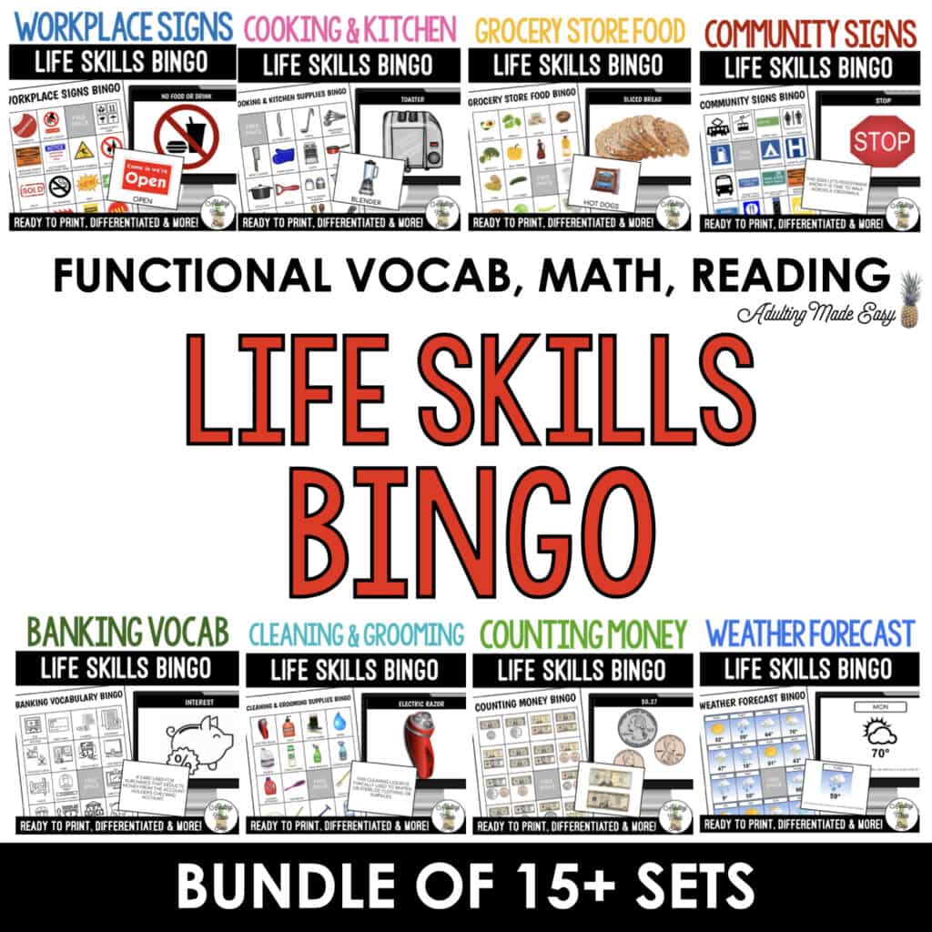 Life Skills Bingo Bundle