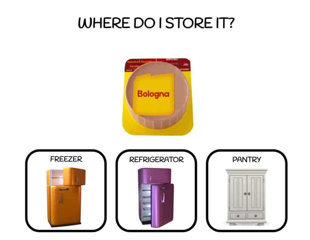 Food Storage Freezer Refrigerator or Pantry Digital Task Cards