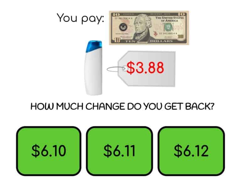 How Much Change? Digital Task Cards