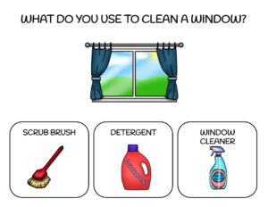 Which Cleaning Supply Do I Use Digital Task Cards