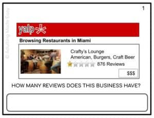 Business Listings Task Cards