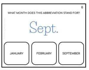 Abbreviations Task Cards