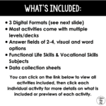 Life Skills Digital Task Card GROWING BUNDLE