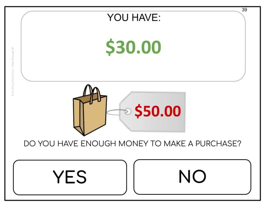 Do I Have Enough? Numeric Digital Task Cards