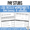 Reading Pay Stubs Worksheets