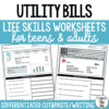 Reading Utility Bills Worksheets