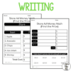Find The Price Money Math - Store Ad {Cut & Paste} Worksheets