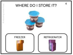 Food Storage Field of 2 Task Cards