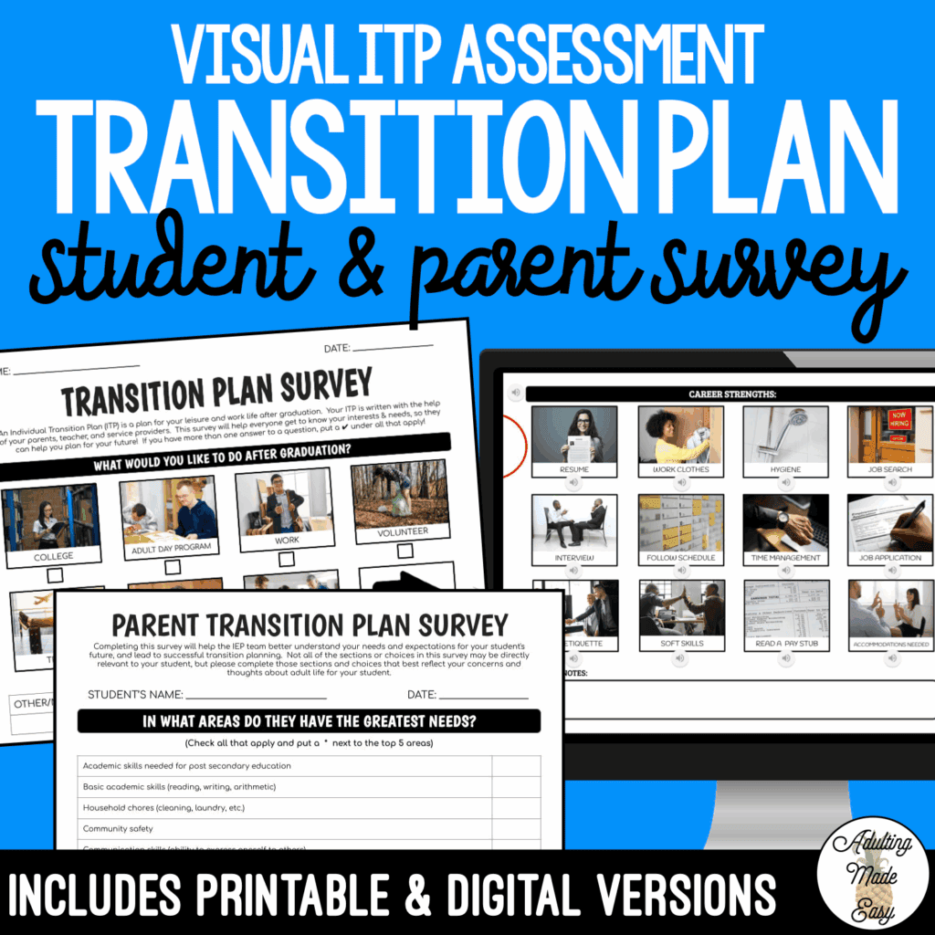 Visual Transition Plan (ITP) Student & Parent Survey