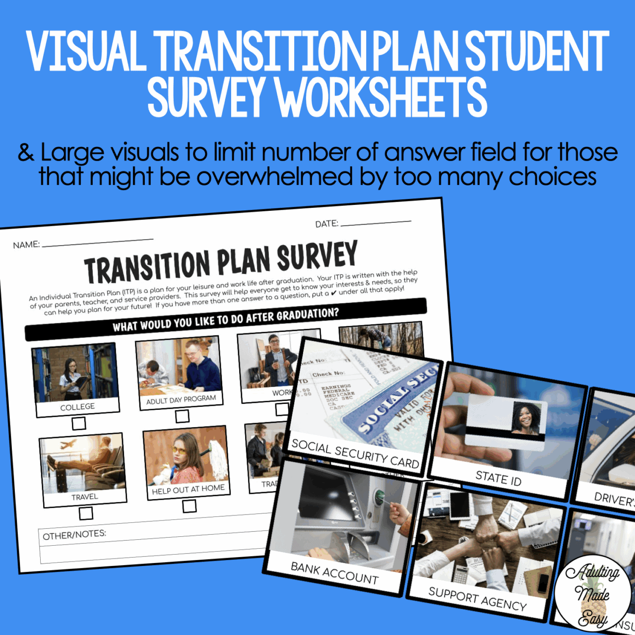Visual Transition Plan (ITP) Student & Parent Survey