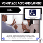 Vocation Unit 6 Bundle - Workplace Accommodations