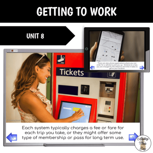 Vocation Unit 8 Bundle - Getting To Work