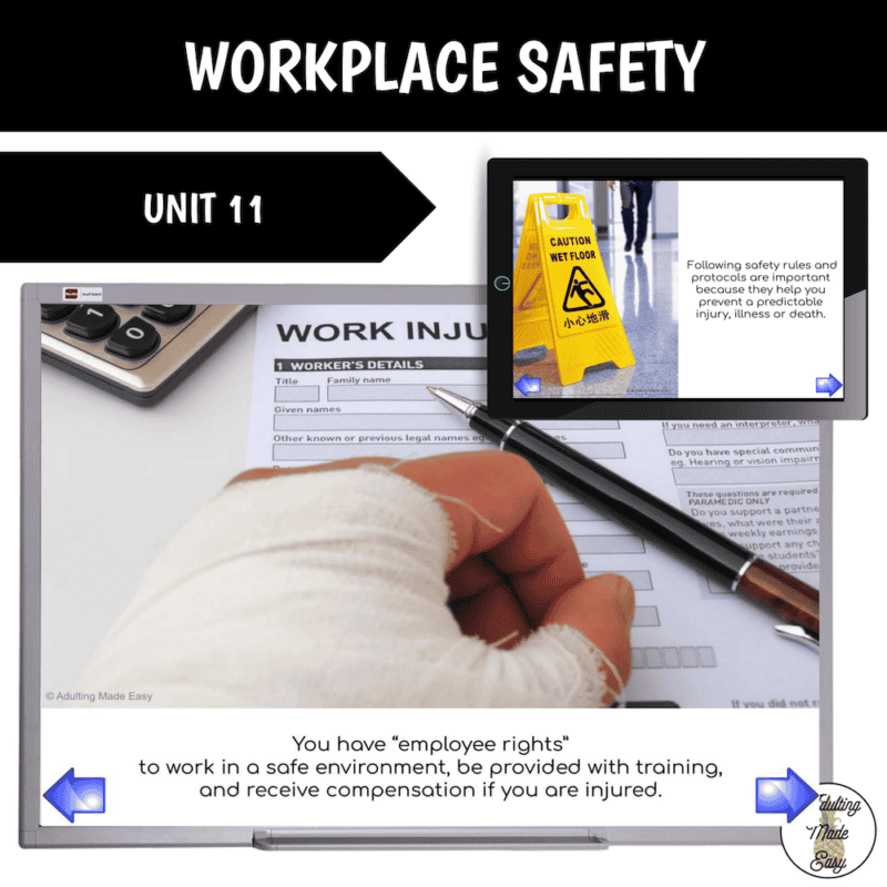 Vocation Unit 11 Bundle - Workplace Safety