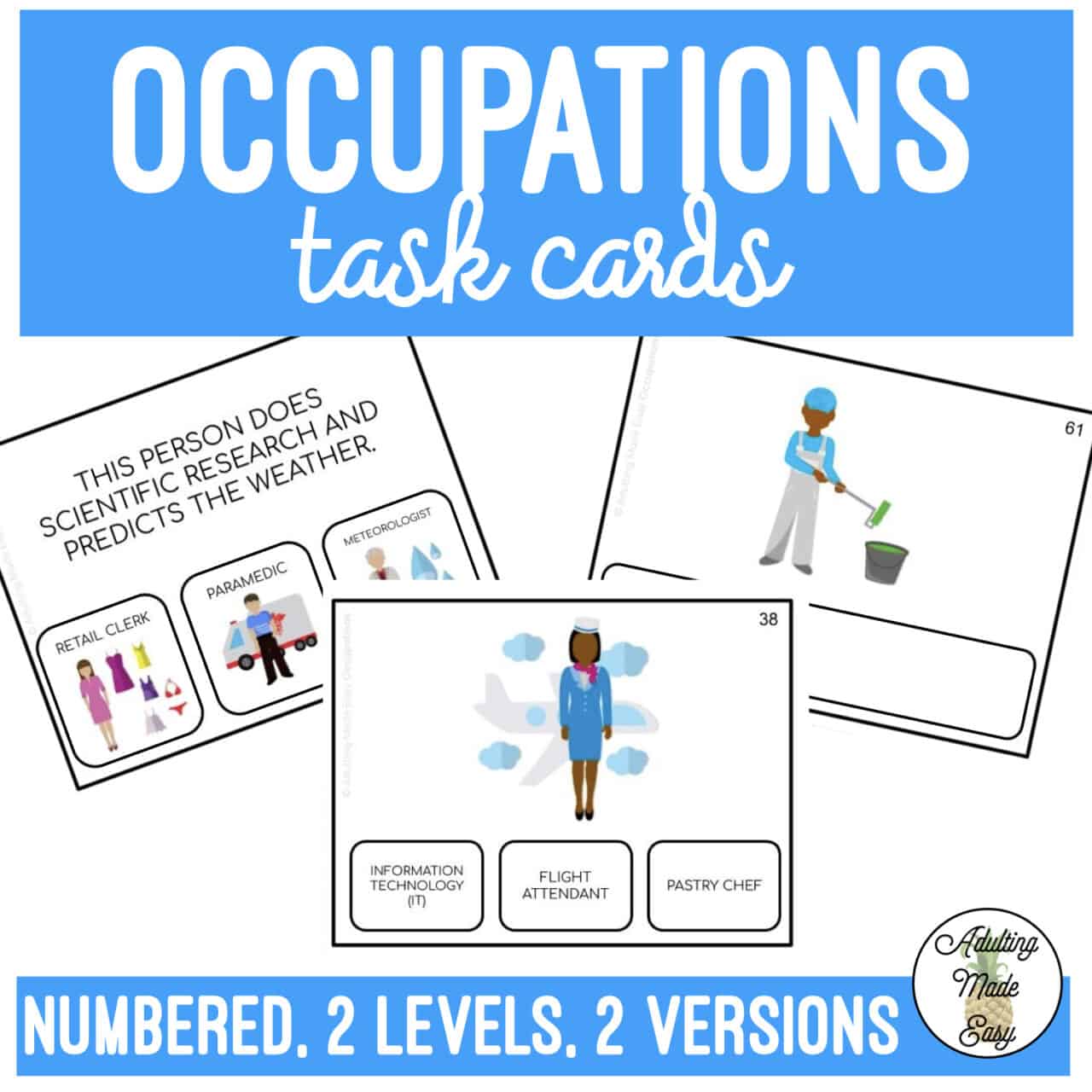 Occupations Task Cards