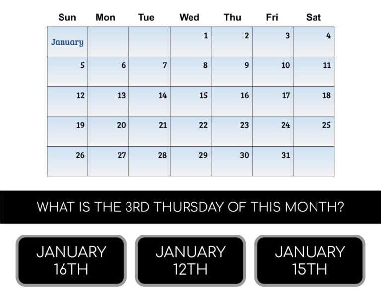 Reading Calendars Digital Task Cards
