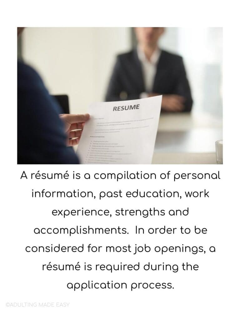 Unit 3 Resume Social Narrative