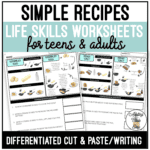 Reading Simple Recipes Worksheets