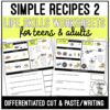 Reading Simple Recipes 2 Worksheets
