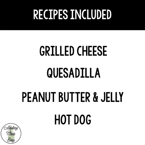 Reading Simple Recipes 2 Task Cards