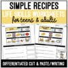 Reading Simple Recipes 3 Worksheets SS