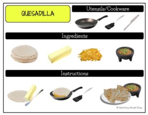 Reading Simple Recipes 2 Task Cards