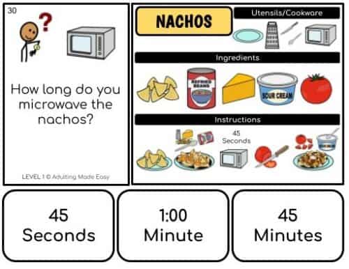 Reading Simple Recipes 3 Task Cards SS