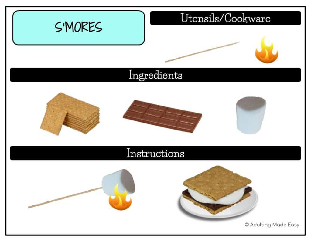 Reading Simple Recipes Task Cards