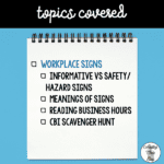 Vocation Unit 10 Bundle - Workplace Signs