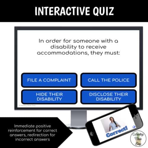 Unit 6 Workplace Accommodations - Digital Interactive Lecture