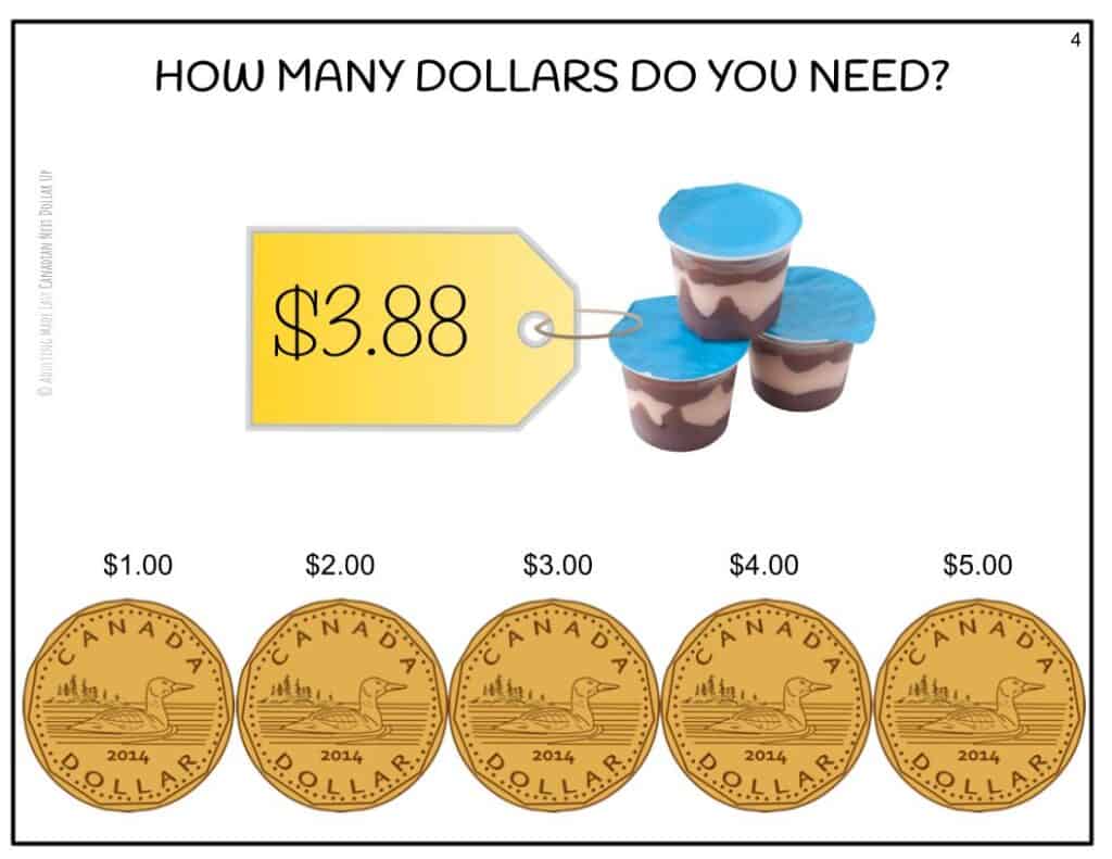 CANADIAN Next Dollar Up Digital Task Cards