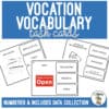 Vocation Vocabulary Task Cards