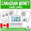 Canadian Money Names & Values Task Cards