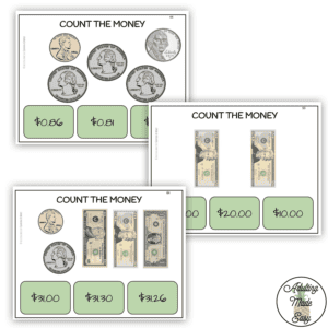 Counting Money Digital Task Cards