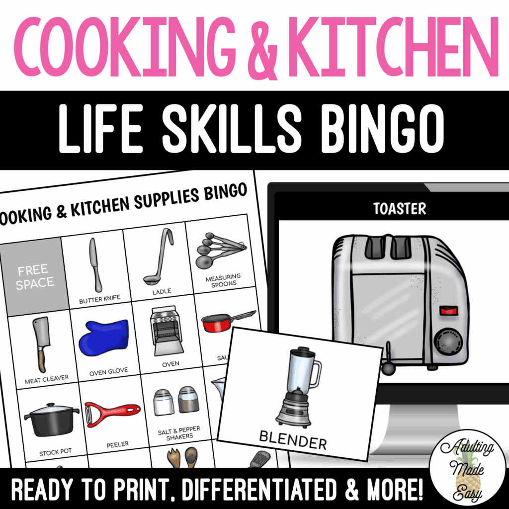 Cooking & Kitchen Supplies BINGO Game