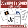 Community Signs Mobility Training Task Cards