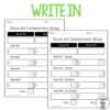 Comparison Shopping - Store Ad {Cut & Paste} Worksheets