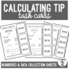 Calculating Tip Task Cards