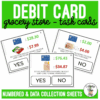 Debit Card Grocery Store Task Cards