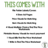 Simple Grocery Store Ads - File Folder Activities