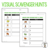 Grocery Store CBI Scavenger Hunt Activities & File Folders